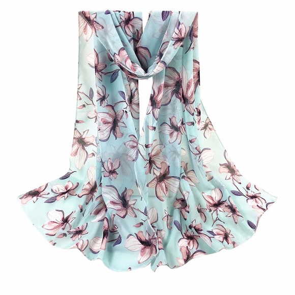 Accessories | New Beautiful Flower Scarf | Poshmark
